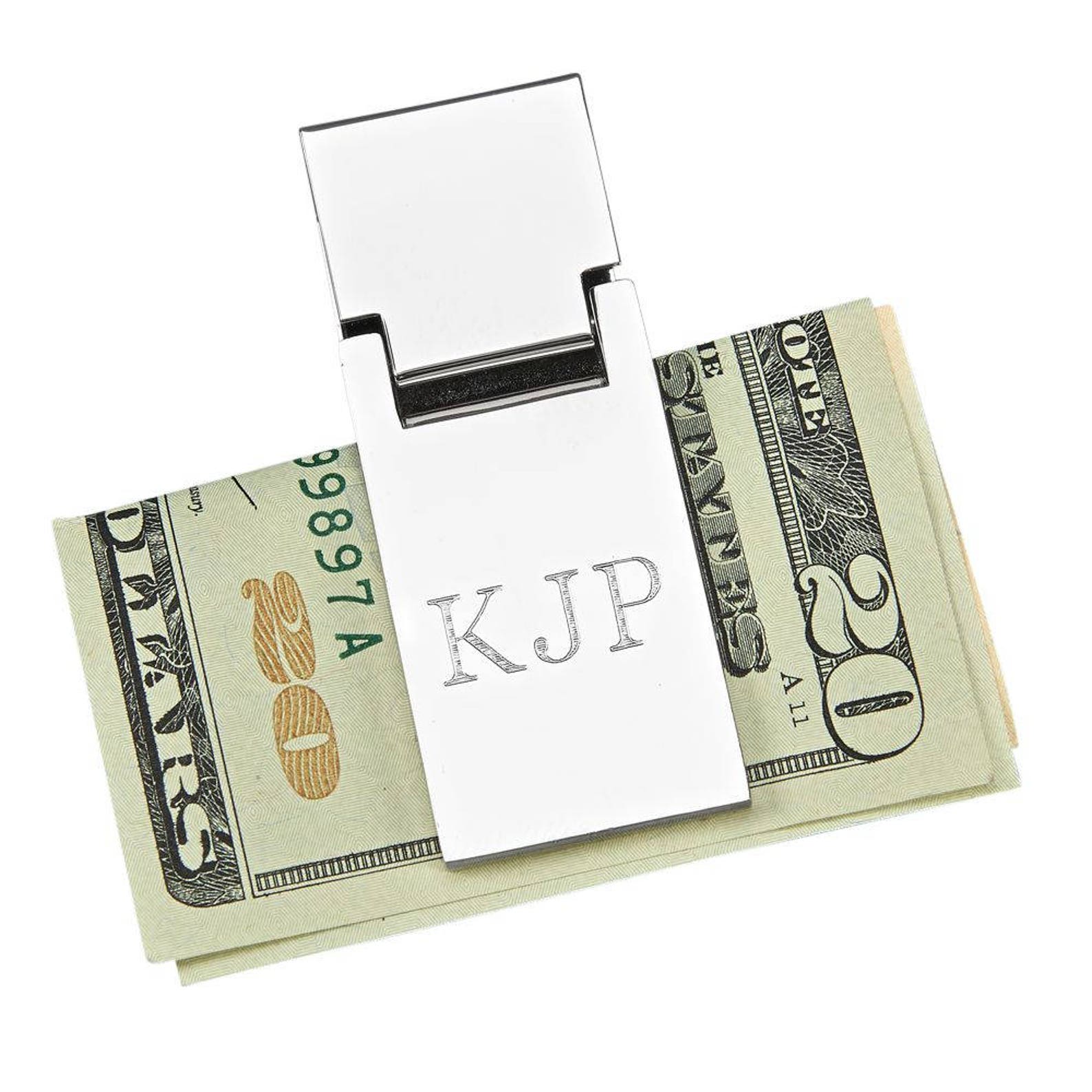Spring Loaded Money Clip Personalized Money Clip Groomsman - Etsy