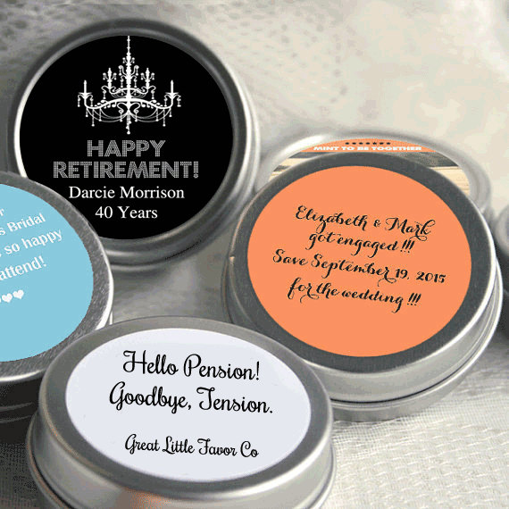 Retirement Mint Tins Retiremints Retirement Favors - Etsy