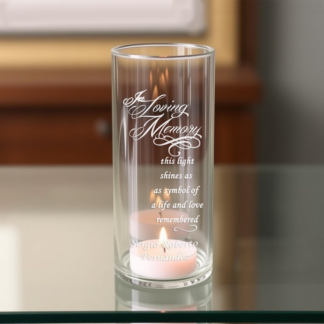 Memorial Vases - in Loving Memory Vase -floating Wedding Memorial ...