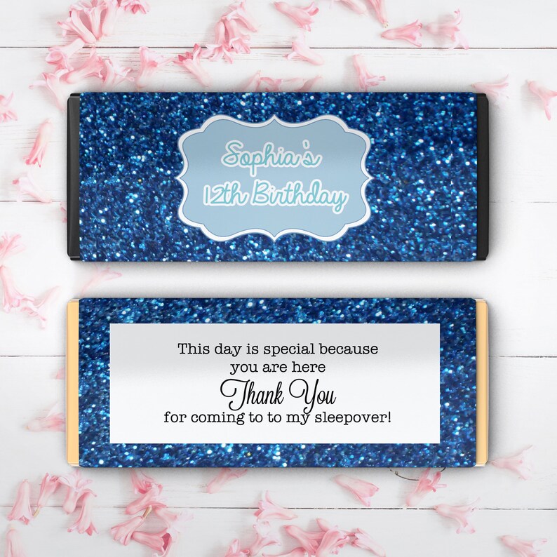 Personalized Birthday Miniature Chocolate Wrappers Miniature | Etsy