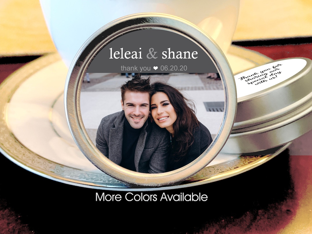 Personalized Photo Mint Containers – Custom Wedding, Shower, or ...