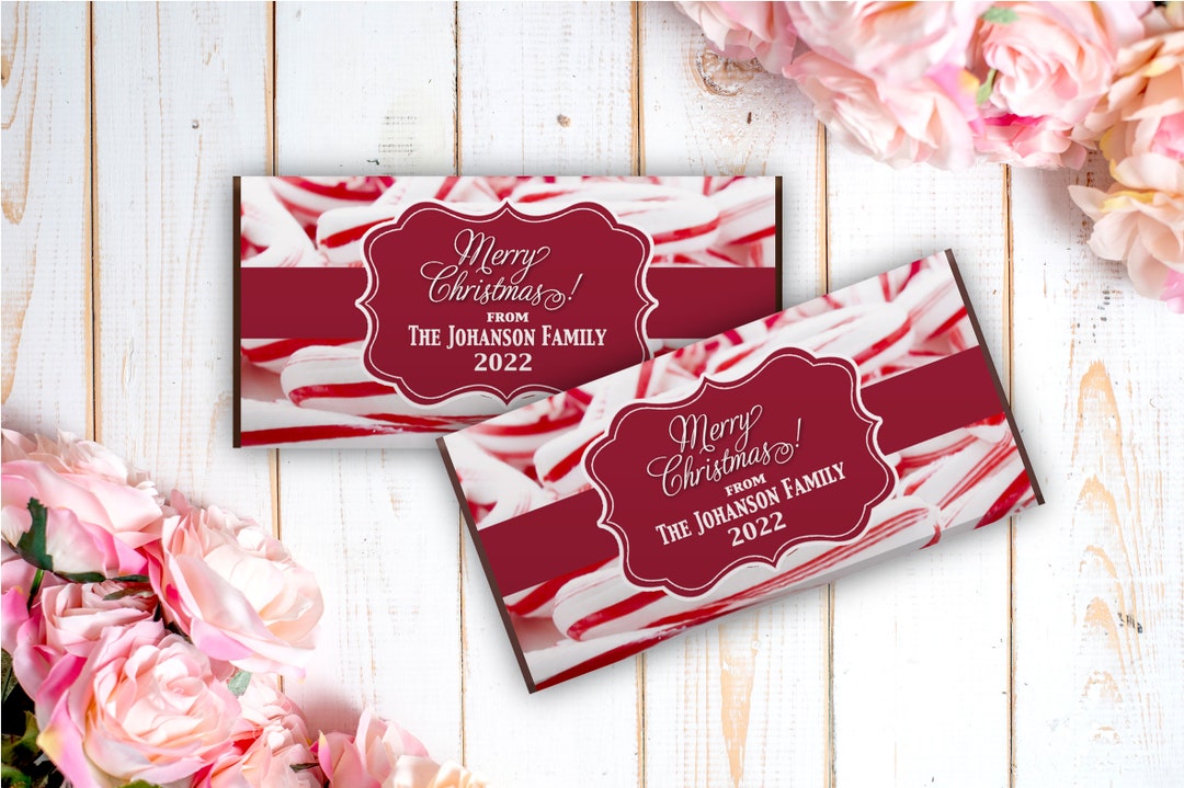 Personalized Chocolate Bar Stickers | Printed Labels for Full Size ...