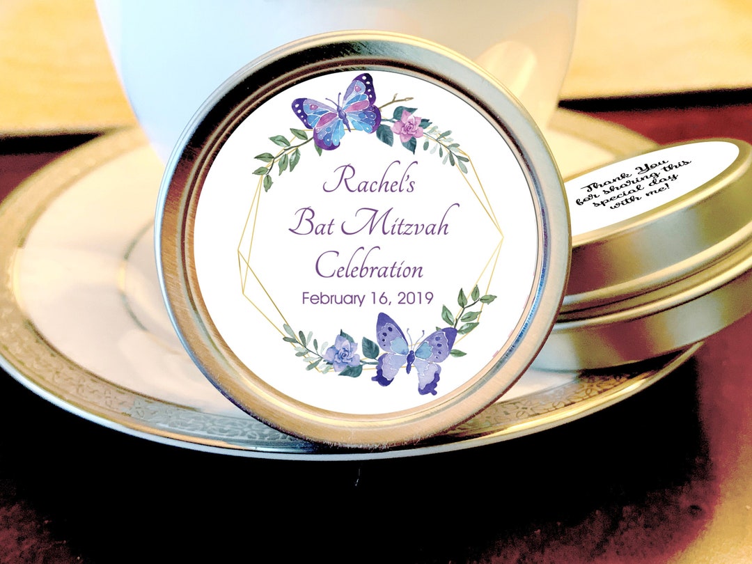 Bat Mitzvah Party Mint Tins - Bat Mitzvah Favors - Birthday Decor ...