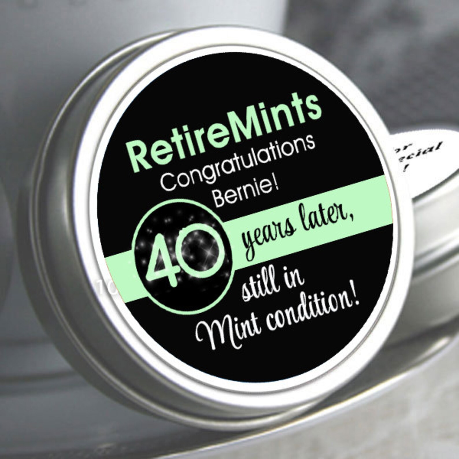 Retirement Mint Tins Still in Mint Condition Retire Mints | Etsy