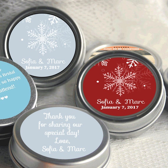 Winter Wedding Favors - Wedding Favors for Guests - Thank You Gift ...