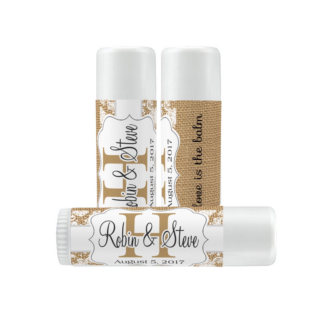 Lip Balm Labels Personalized Lip Balm Labels Rustic Lip Balm Labels 1 ...