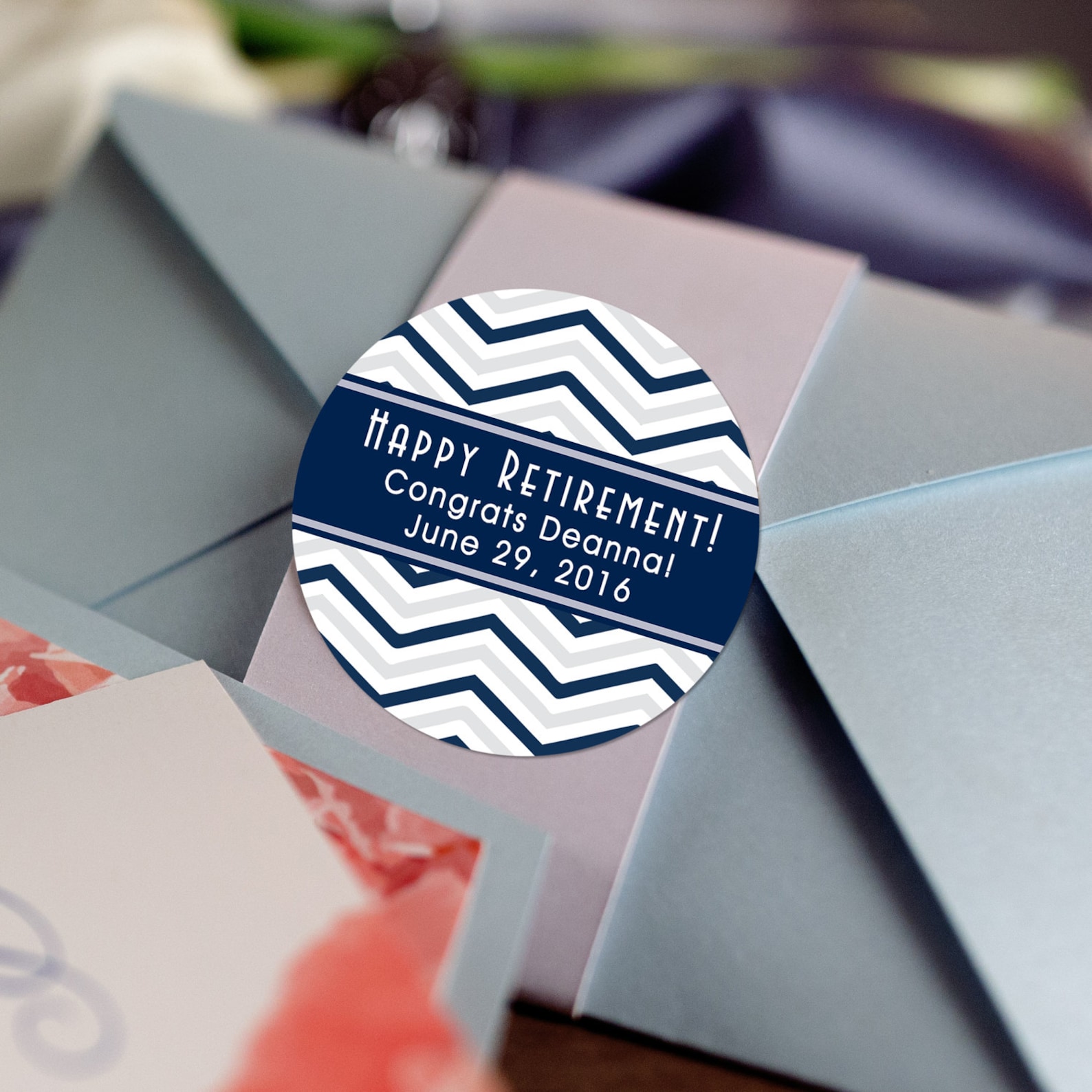 Retirement Stickers - Retirement Banner Design - Retirement Labels ...