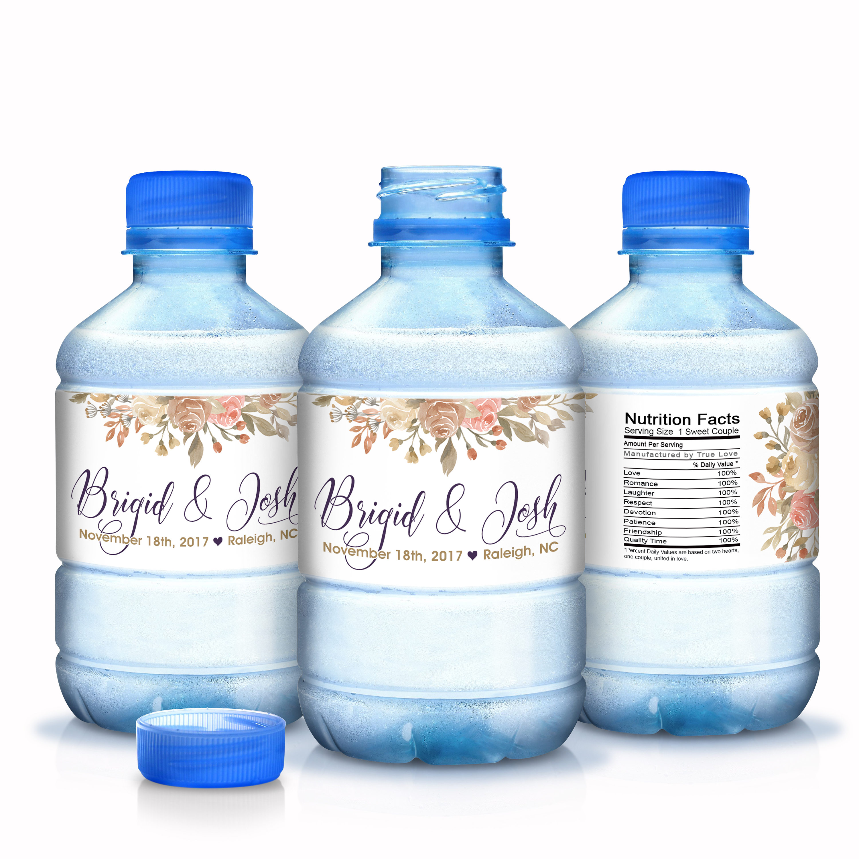 30 Wedding Water Bottle Labels Personalized Water Bottle - Etsy