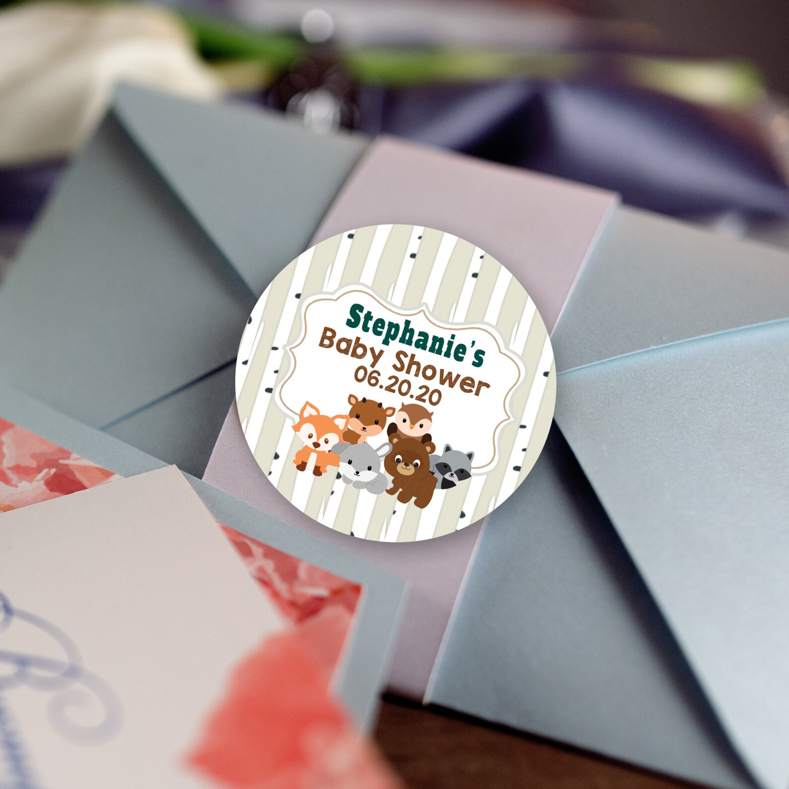 Thank You Custom Labels Personalized Stickers Round - Etsy