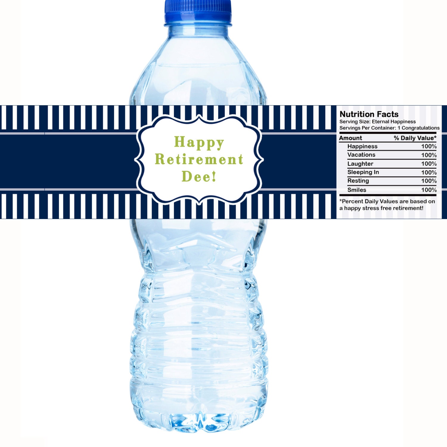 Retirement Water Bottle Tags - Etsy