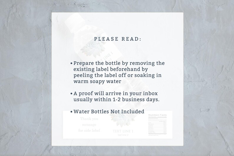 Personalized Chevron Wedding Water Bottle Labels - Etsy