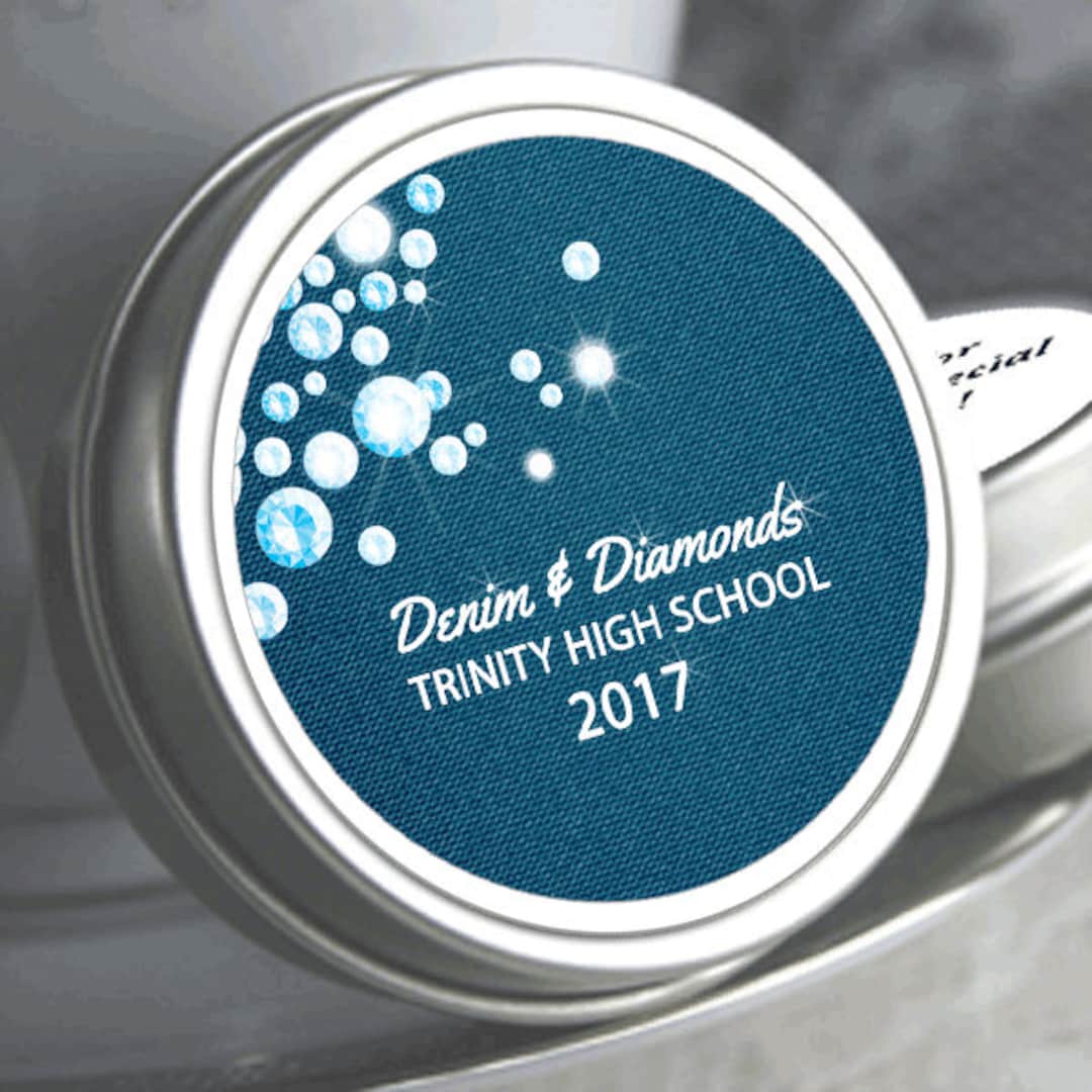 Denim and Diamonds Mint Favors Denim and Diamond Birthday Favors ...