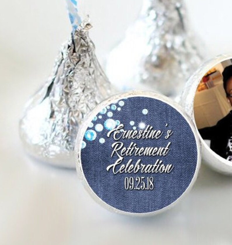 Denim and Diamonds Custom Labels Personalized Stickers | Etsy