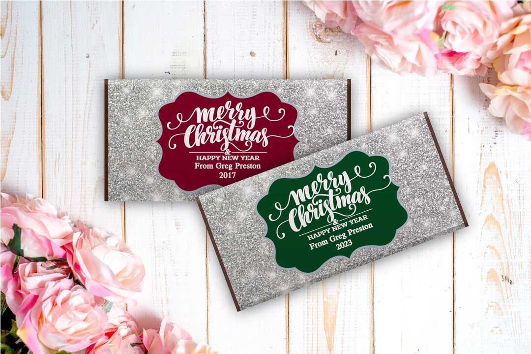 Personalized Chocolate Bar Stickers | Printed Labels for Full Size ...