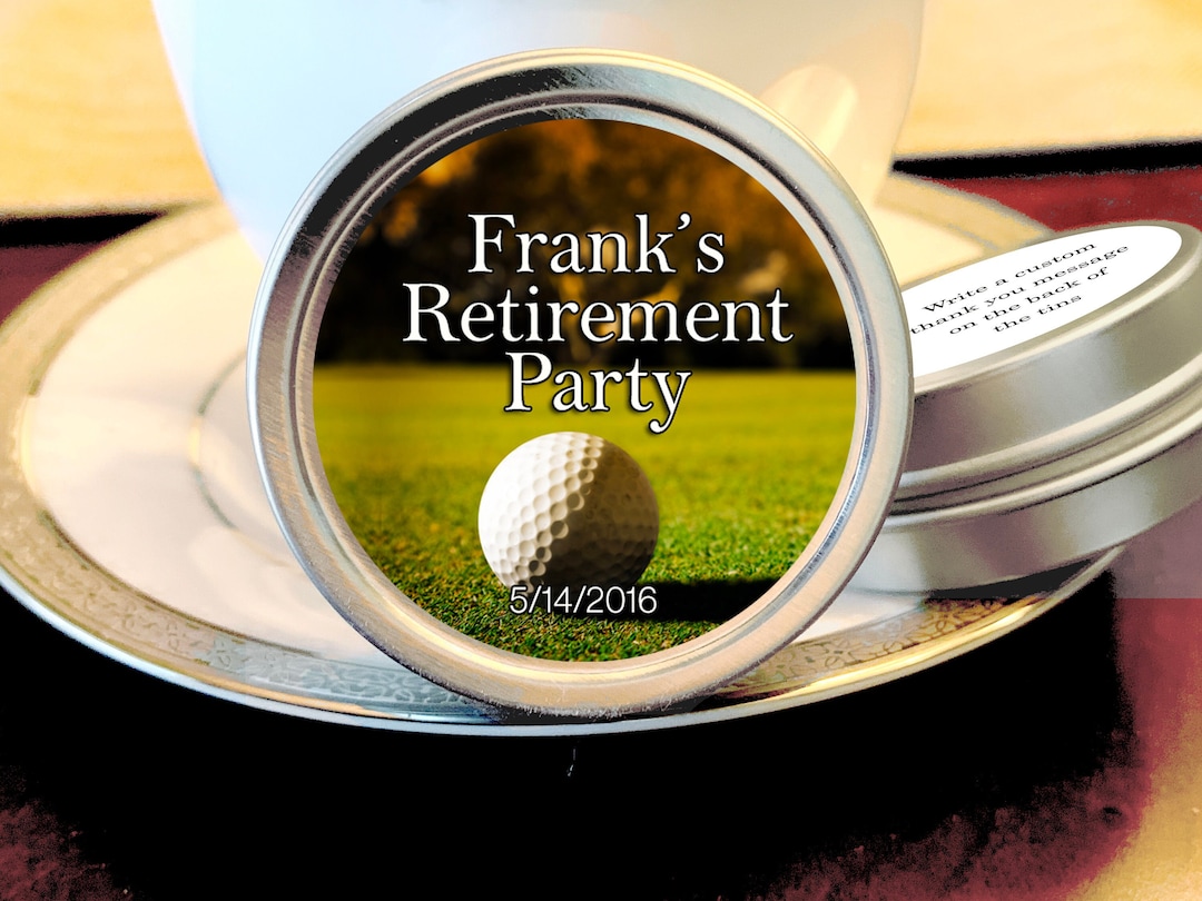 Golf Retirement Mint Tins- - Retire-mints - Golf - Retirement Favors ...