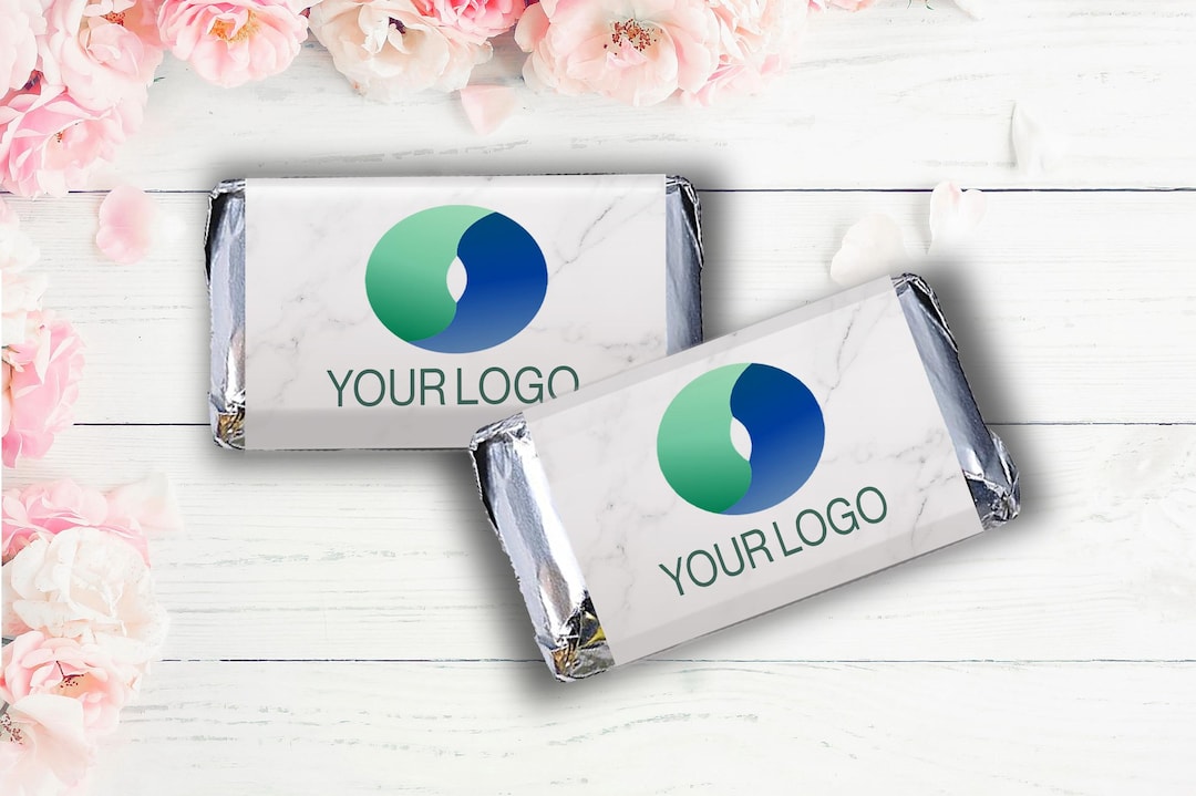 Custom Logo Small Chocolate Wrappers: Business Branding, Corporate ...
