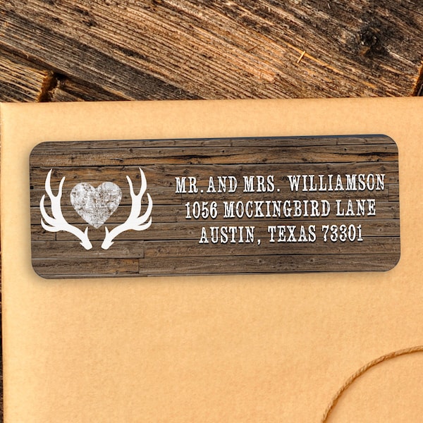 Rustic Wedding Label - Etsy