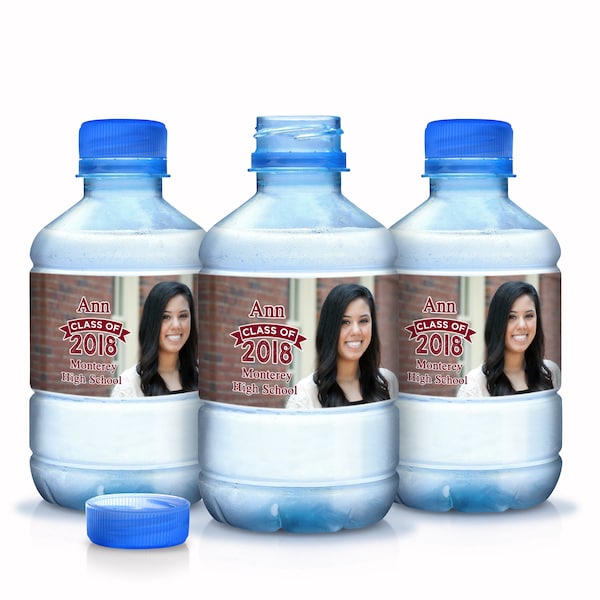 Graduation Water Bottle Label - Etsy