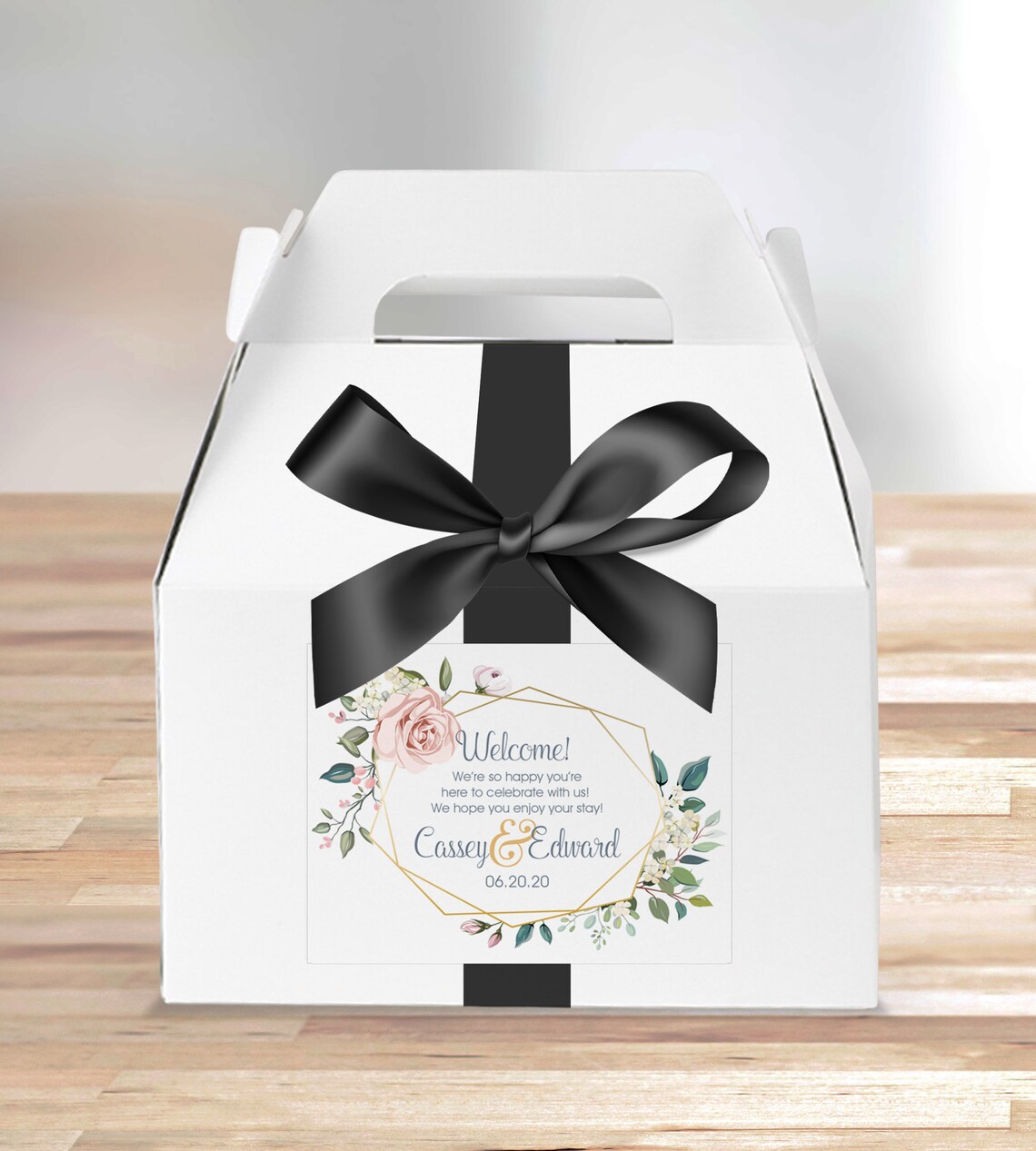 Wedding Welcome Box Favor Stickers Gift Bag Label Gift | Etsy