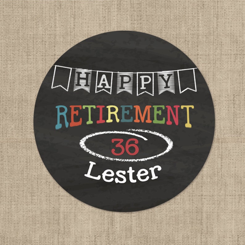 Retirement Stickers Retirement Banner Design Retirement - Etsy