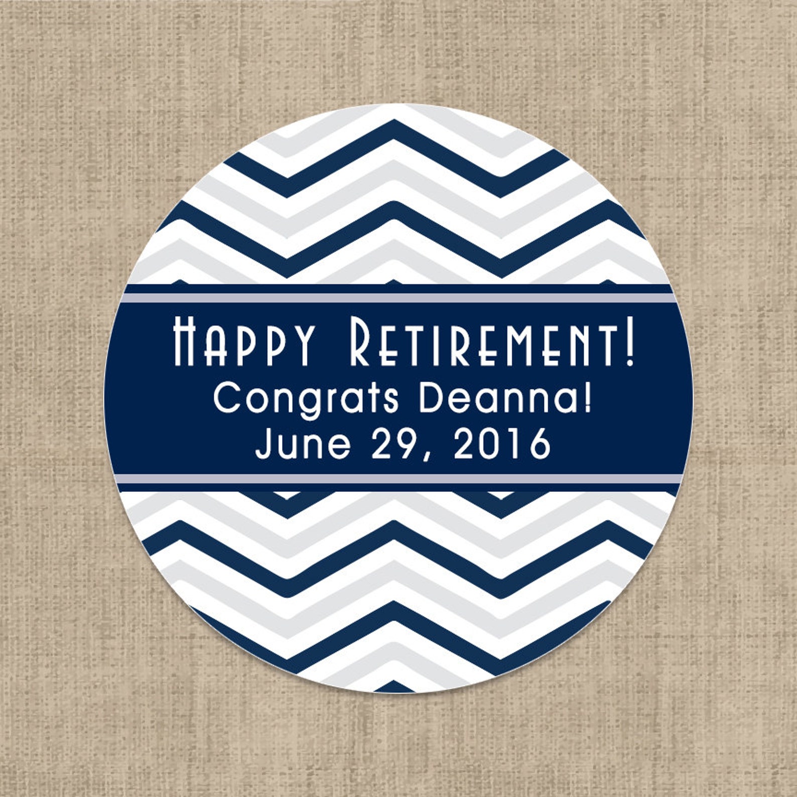 Retirement Stickers - Retirement Banner Design - Retirement Labels ...
