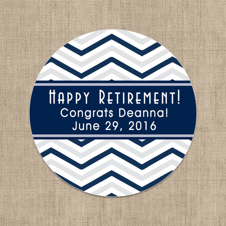 Retirement Stickers - Retirement Banner Design - Retirement Labels ...