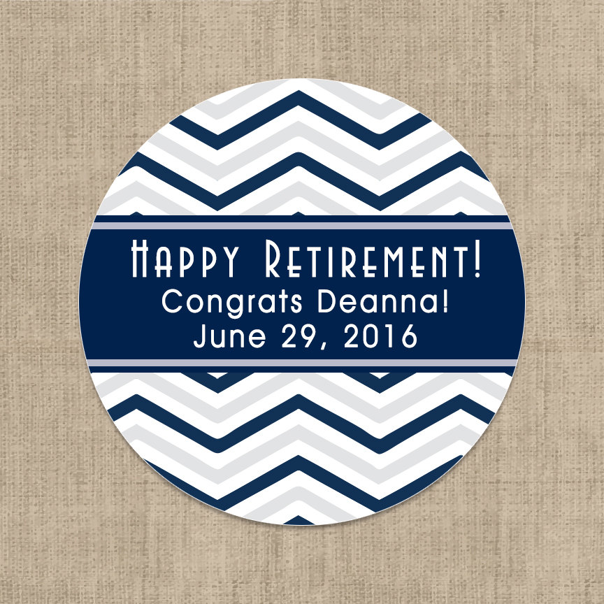 Retirement Stickers - Retirement Banner Design - Retirement Labels ...