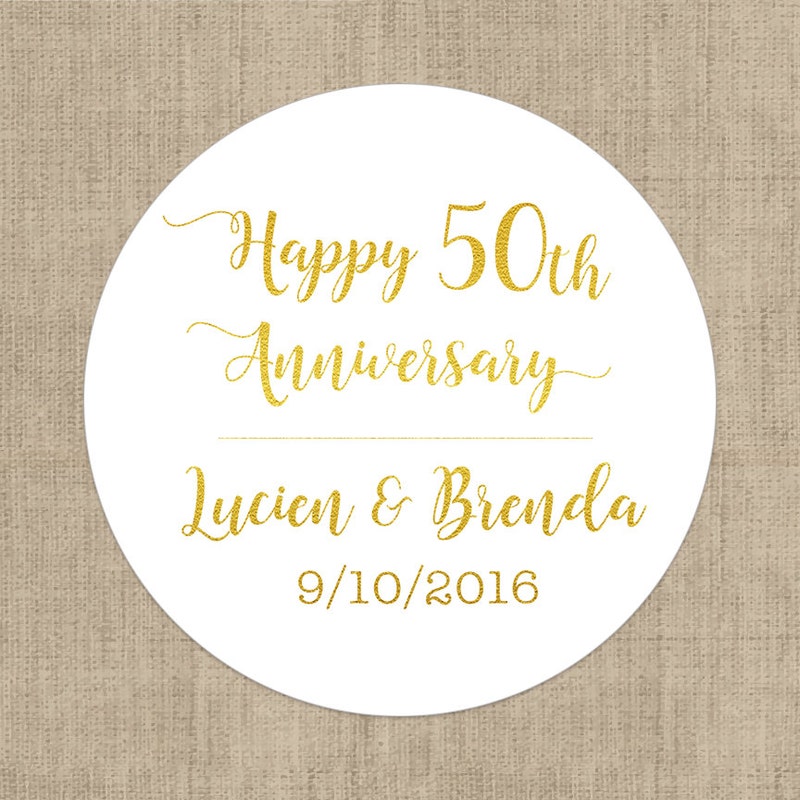 50th Anniversary Tag - Etsy