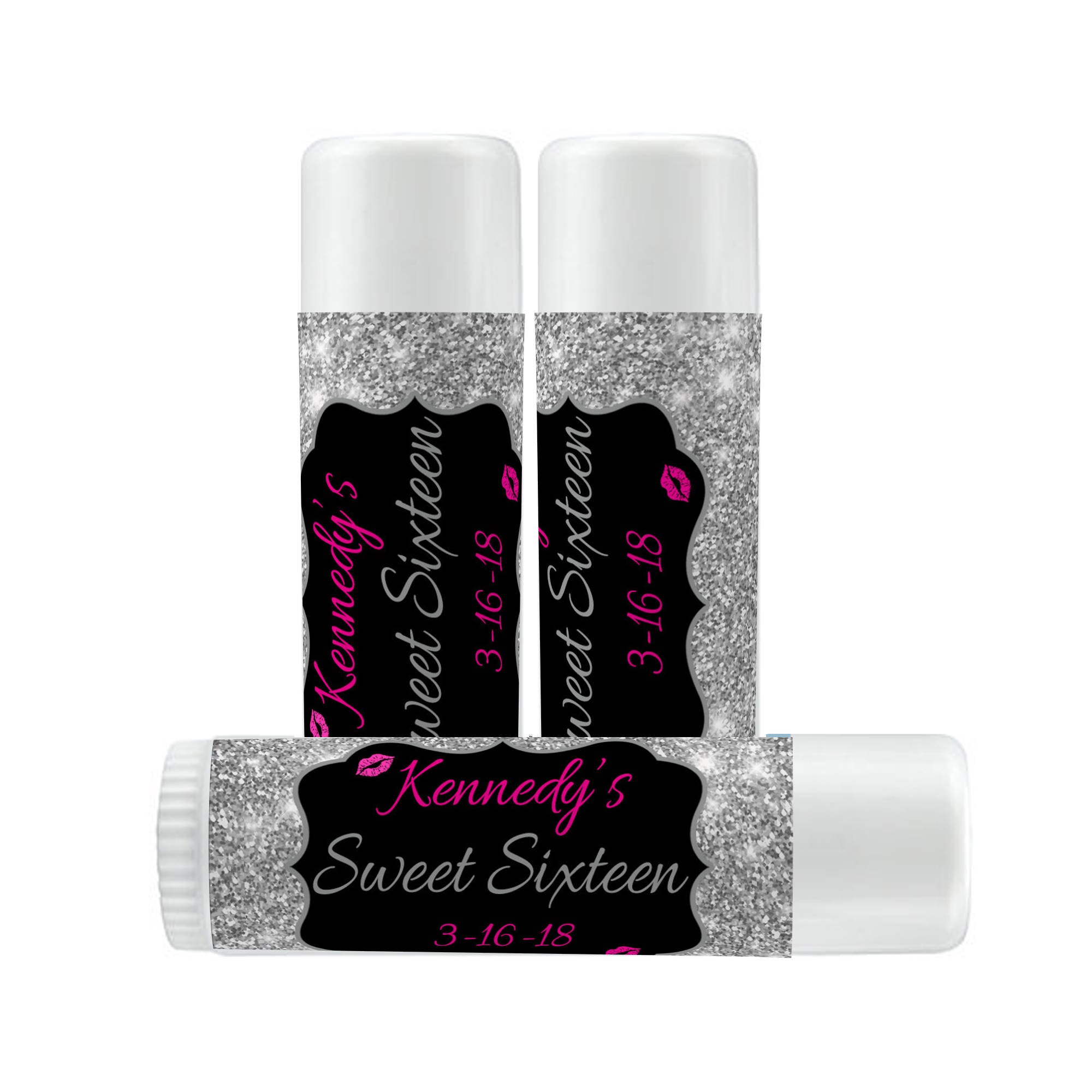 Lip Balm Labels Personalized Lip Balm Labels Birthday Lip | Etsy