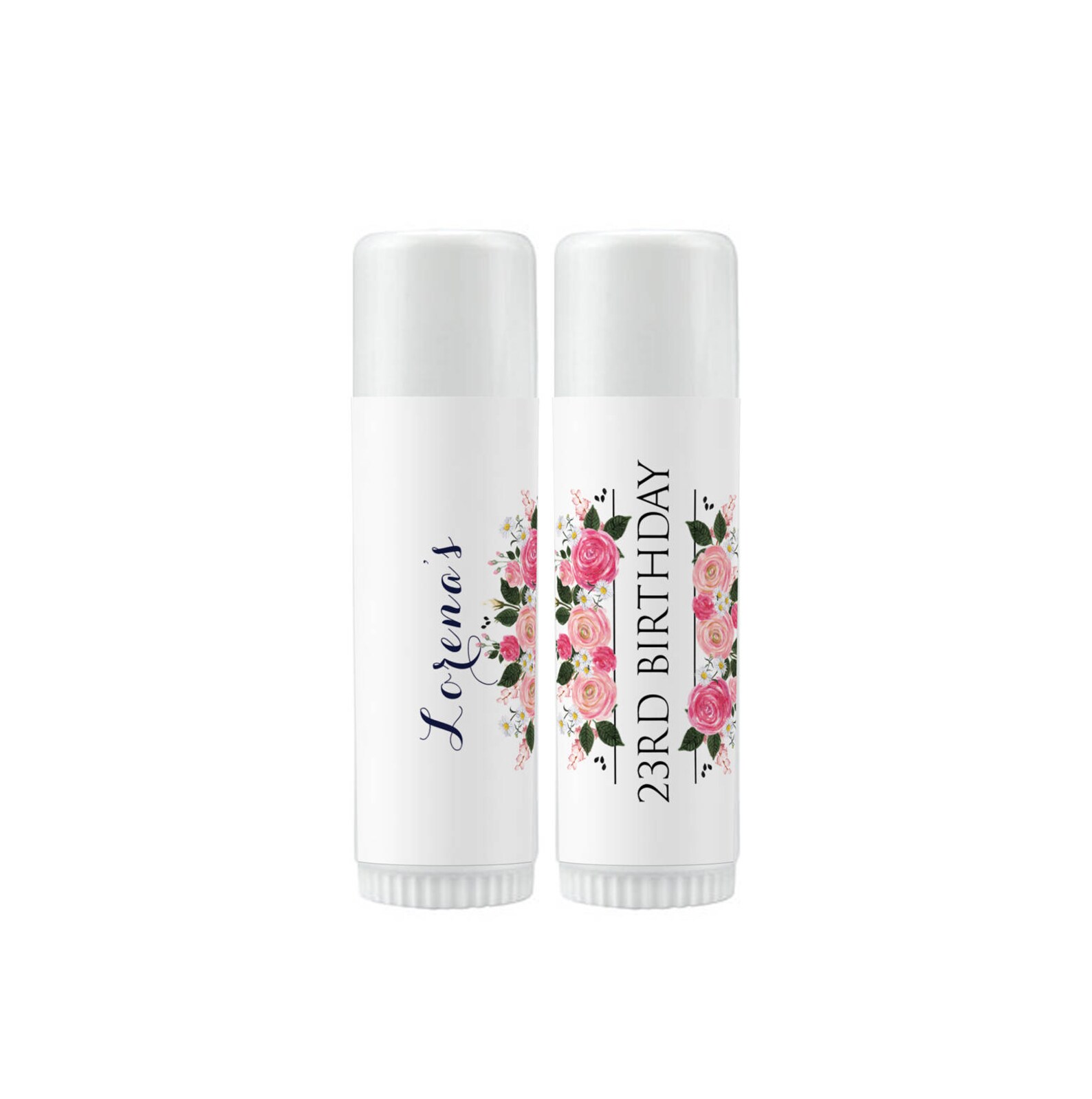 Lip Balm Labels Personalized Lip Balm Labels Birthday Lip - Etsy