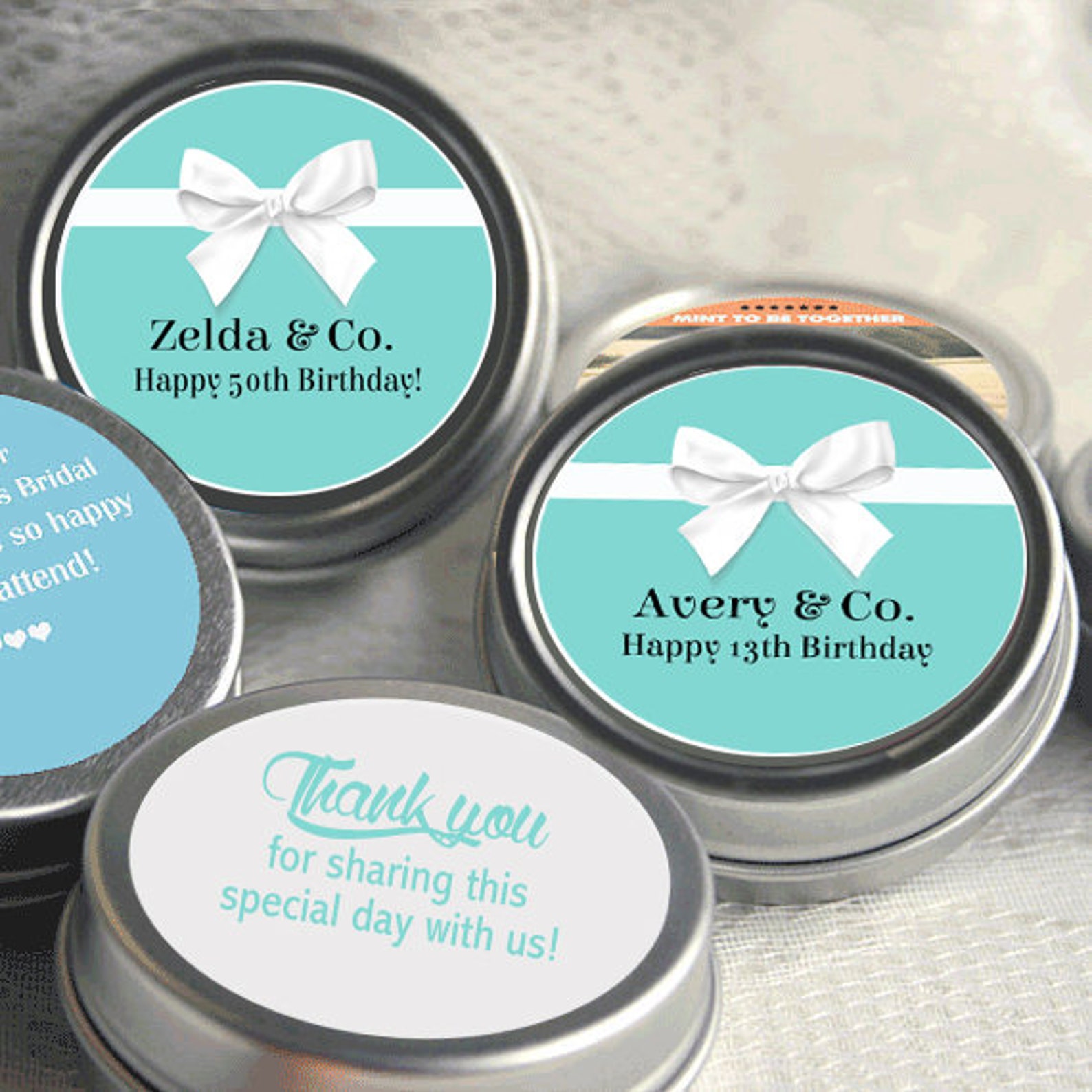 Breakfast at Tiffany's Birthday Favors Breakfast at | Etsy