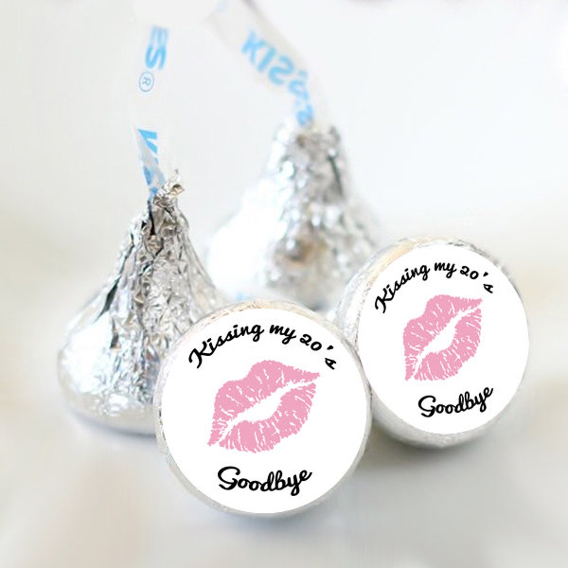 108 Etiquetas De Beso Hershey Kiss® Pegatinas Hershey Kiss Etsy