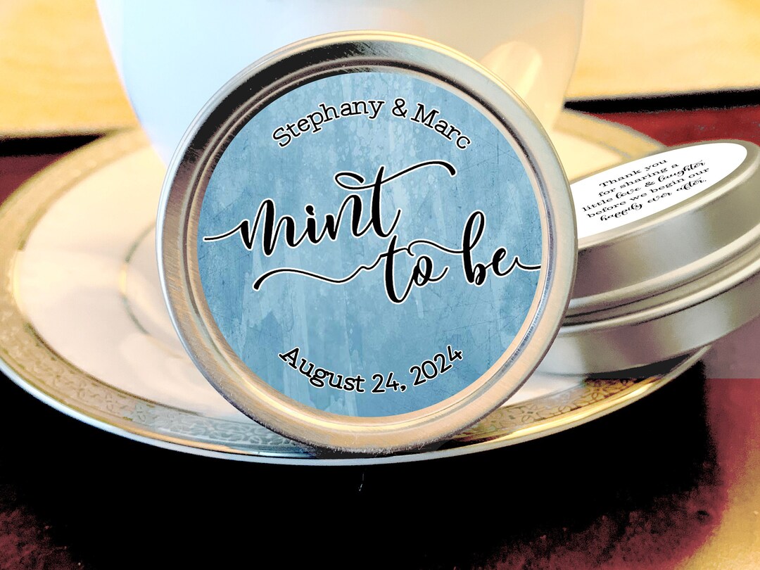 Mint to Be Wedding Favors - Edible Wedding Favor - Breath Mints ...