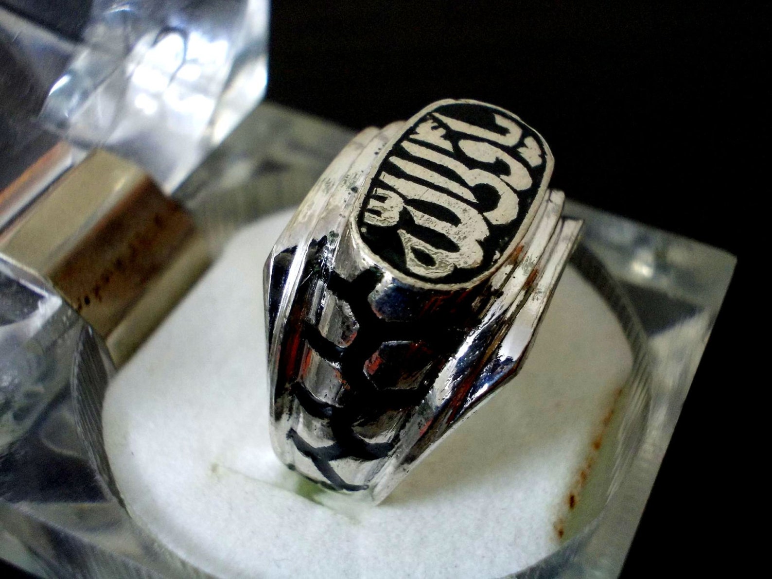 Islamic Amulet Ring for Protection, Ya Wali Allah, 925 Sterling Silver ...