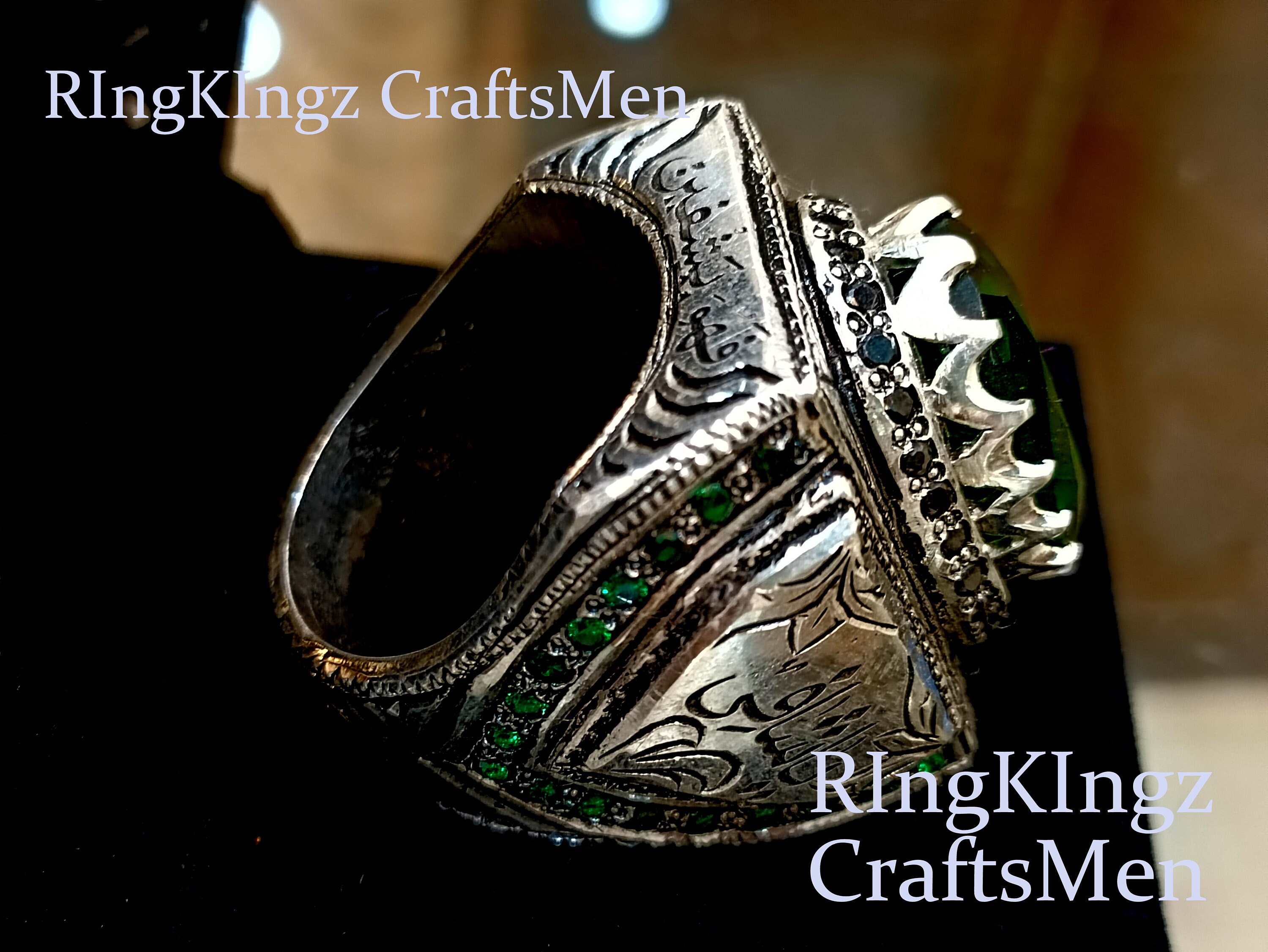 Esoteric Man Rings, Spiritual Protection Rings, Handmade 925 Sterling ...