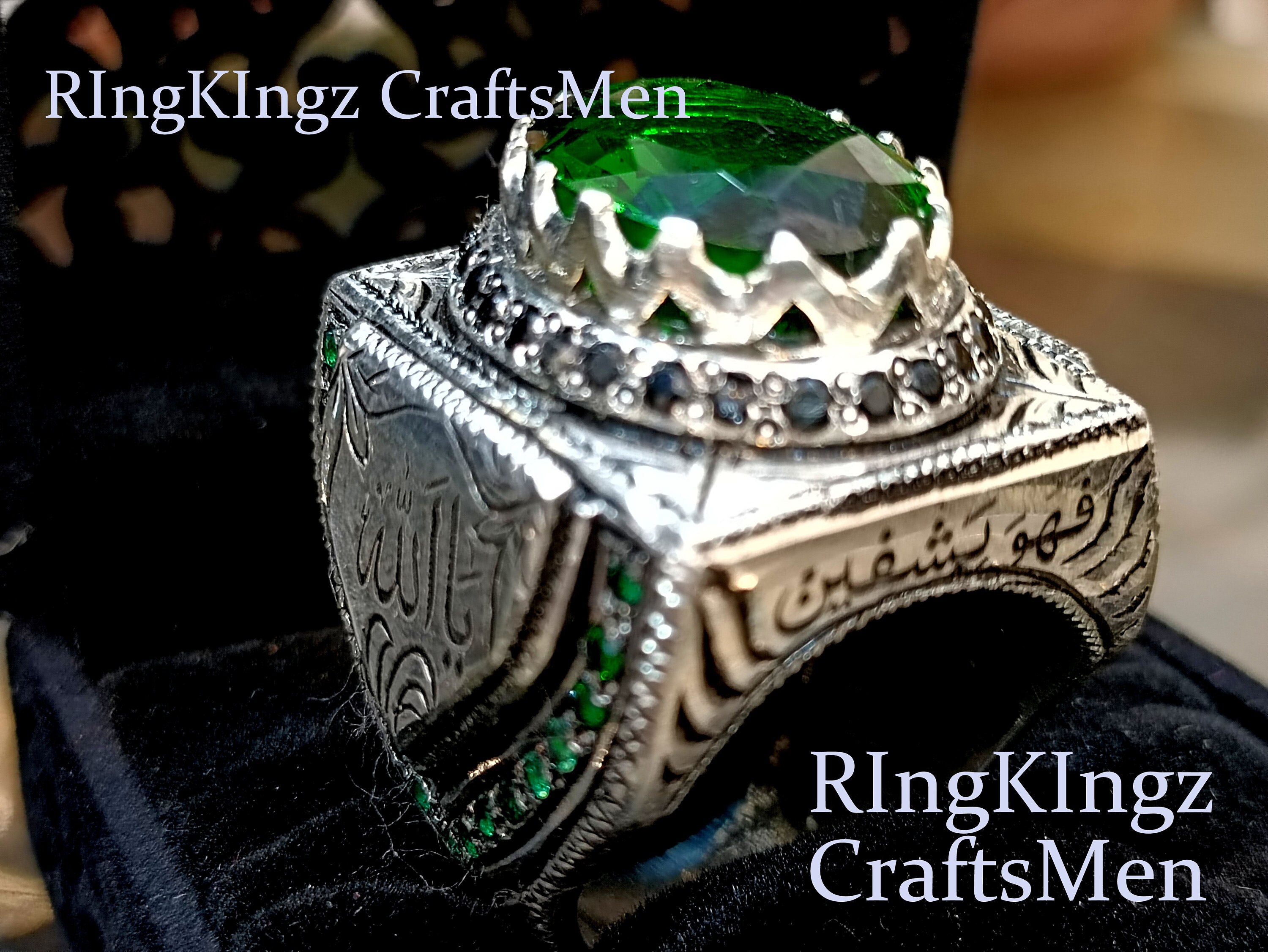 Esoteric Man Rings, Spiritual Protection Rings, Handmade 925 Sterling ...