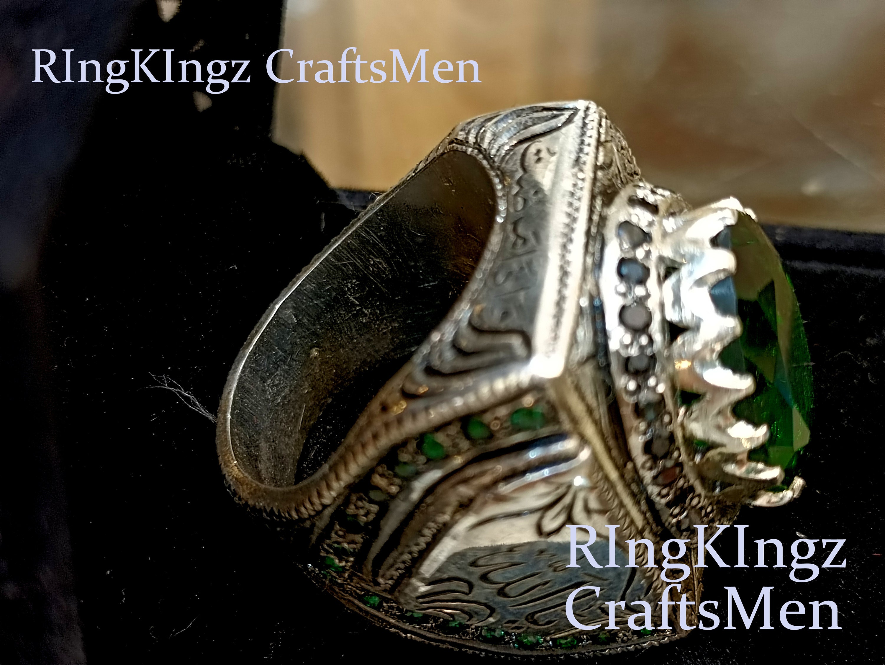 Esoteric Man Rings, Spiritual Protection Rings, Handmade 925 Sterling ...