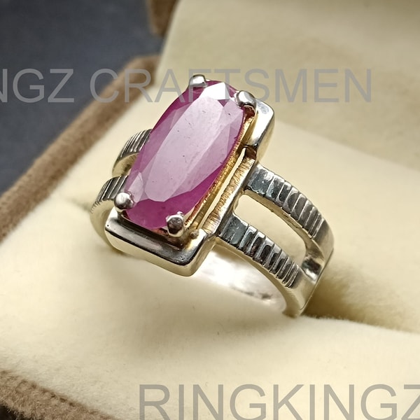 Ruby Man Ring - Etsy