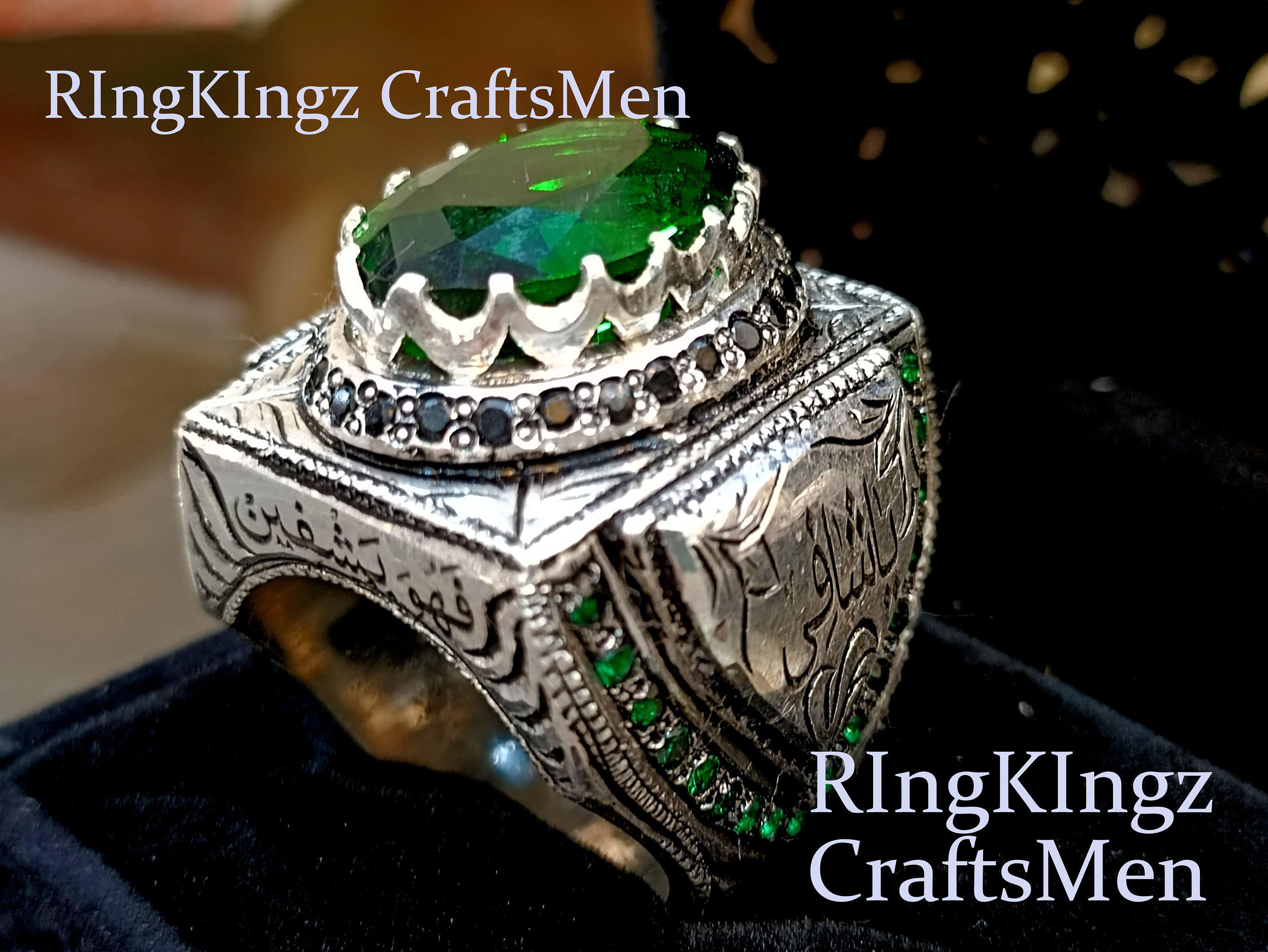 Esoteric Man Rings, Spiritual Protection Rings, Handmade 925 Sterling ...