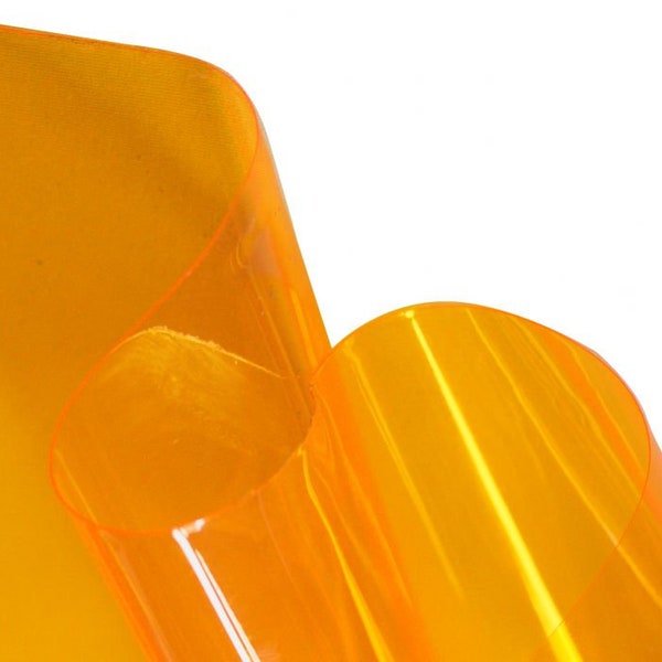 Transparent Orange Vinyl Fabric - Etsy