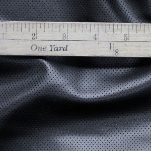 Pinhole / Perforated Black Faux Leather - Etsy