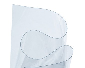 Clear PVC 0.15mm Thick Sheeting Plastic Vinyl Protective Shield Fabric ...