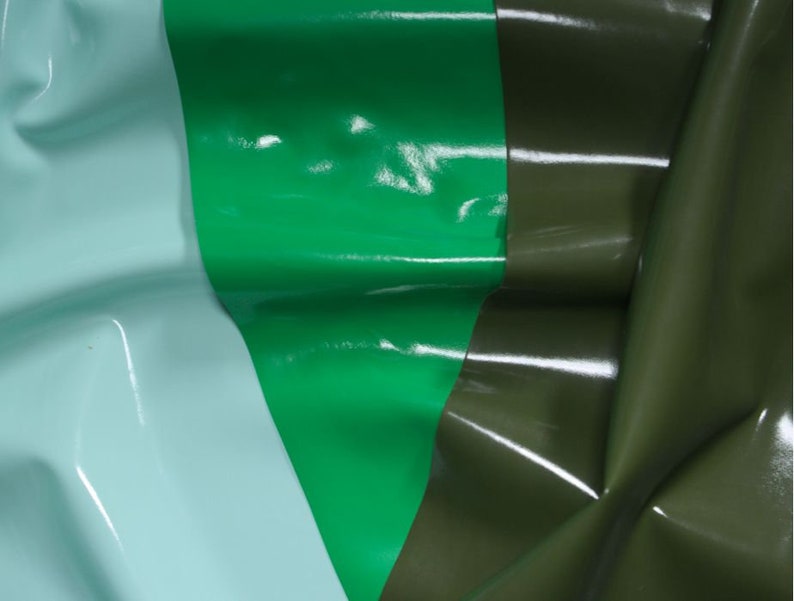 Stretch PVC Fabric: Jade Green - Etsy