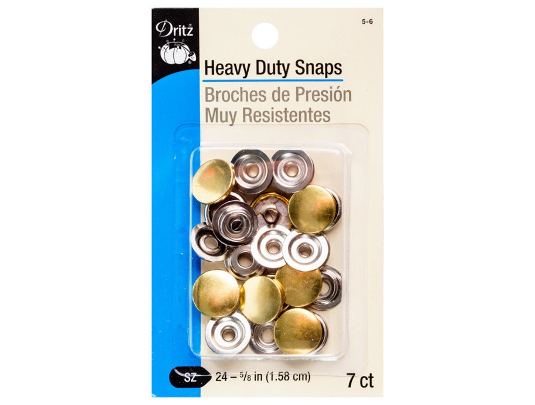 Heavy Duty: Gold Capped Snaps - Etsy