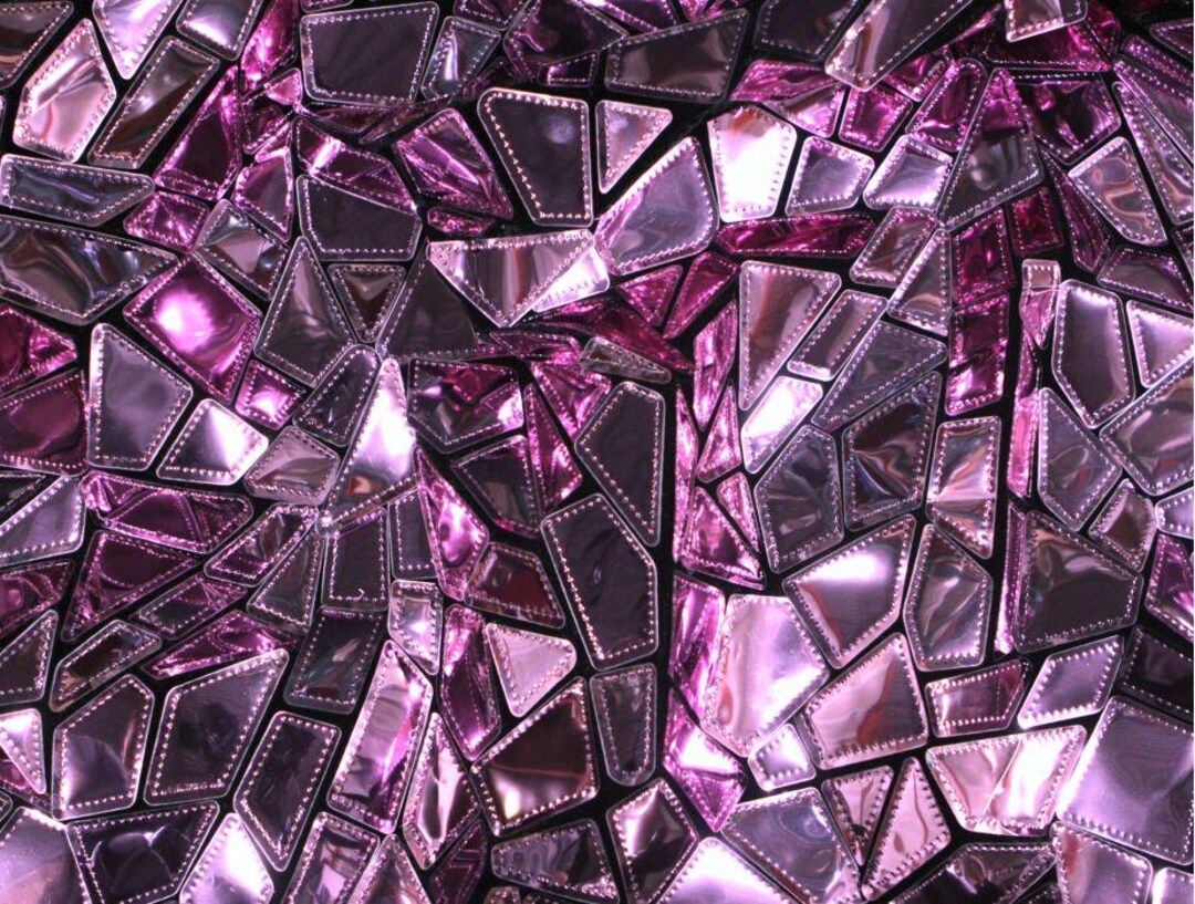 Vinyl Sequin: Lavendar Pink Mirror Fabric - Etsy Australia