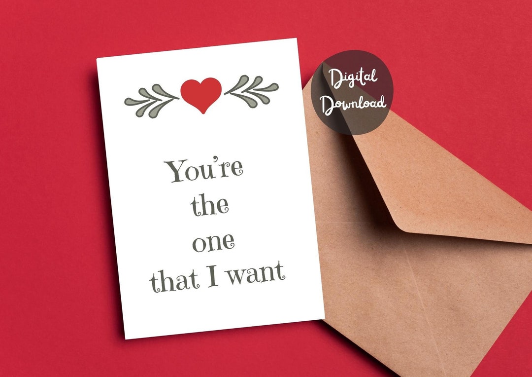 Printable Love Card for Him for Her Anniversary Card for Boyfriend ...
