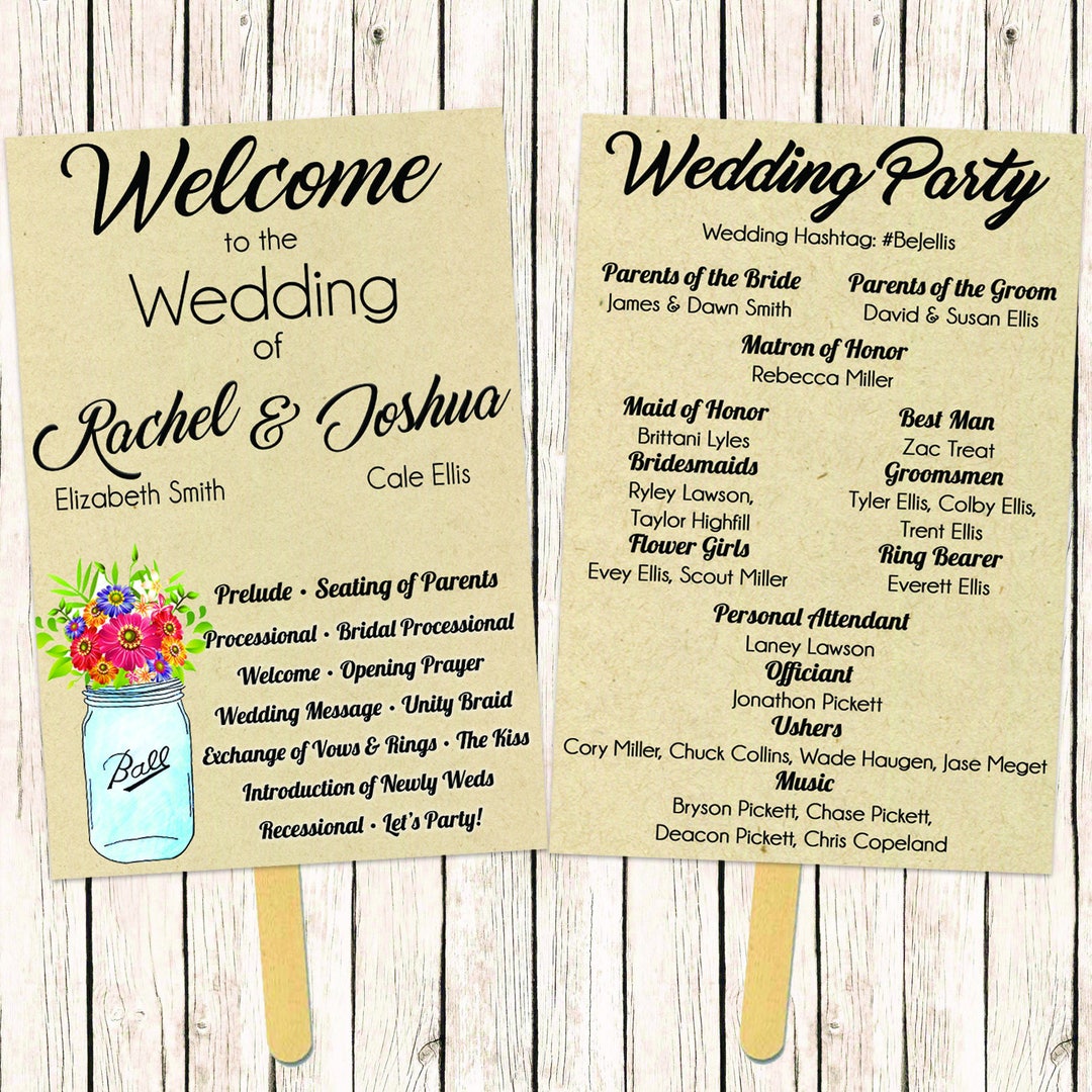 Wedding Programs - Etsy