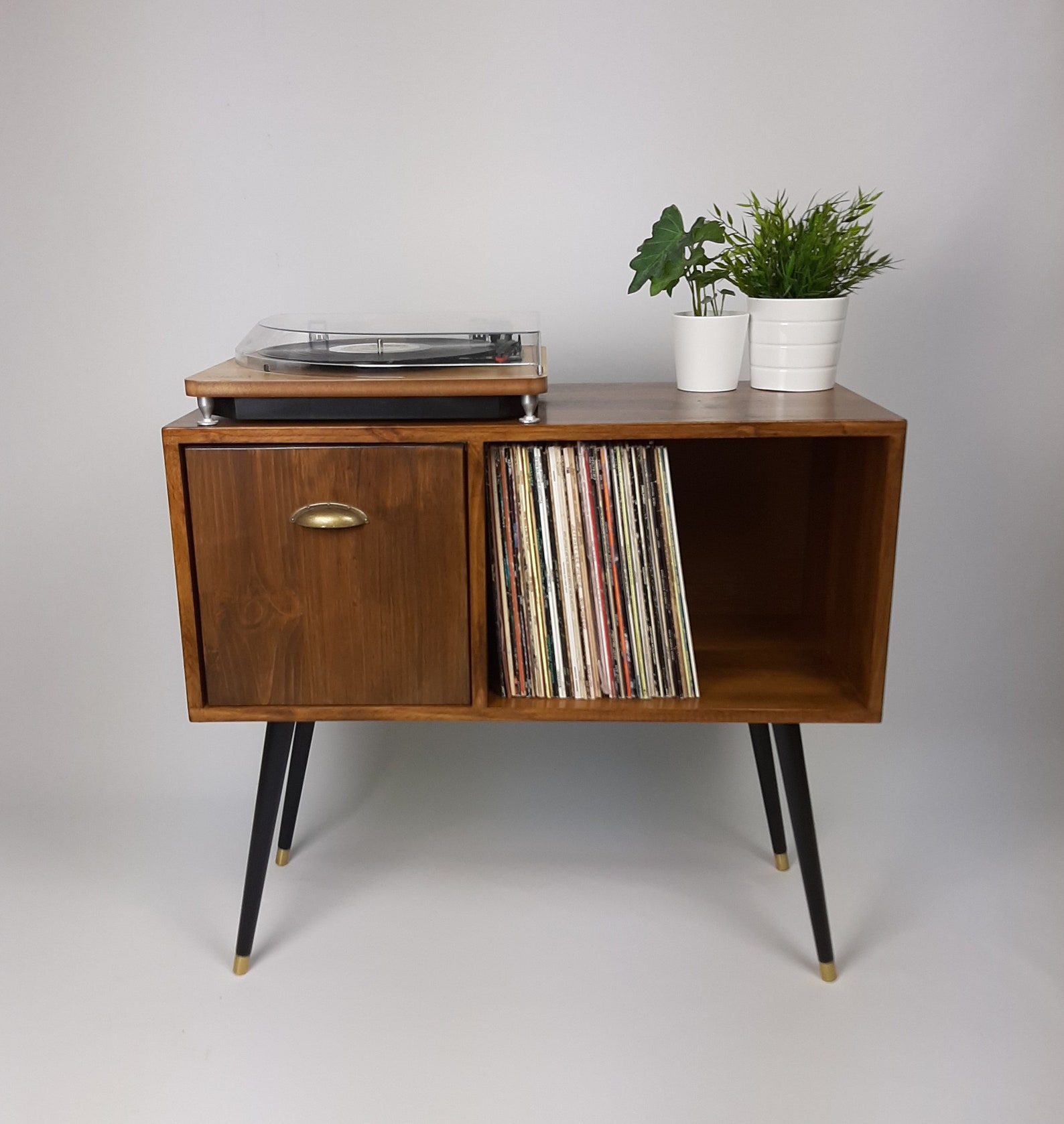 The Original Vinyl Record Table Pull Down Door Brass Handle - Etsy