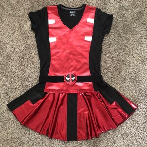 Deadpool Superhero Inspired Running Outfit Costume Performance Skirt ...