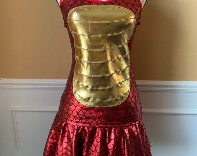 Mushu Mulan Inspired Running Performance Fabric Costume Skirt/costume ...